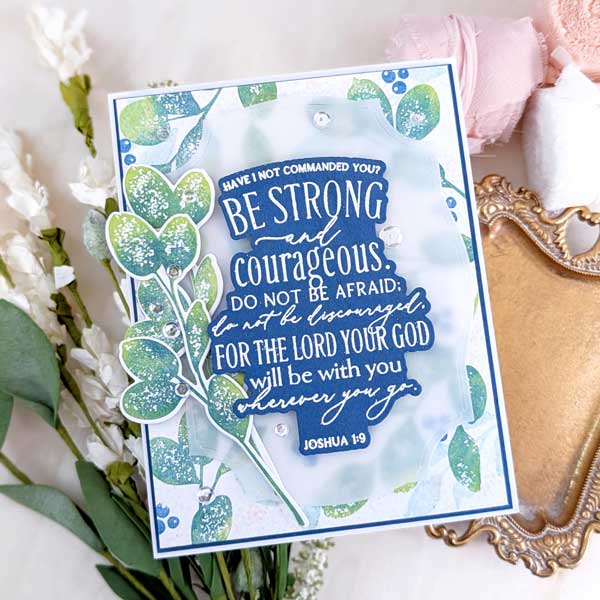 Papertrey Ink Leave a Little Thanks Stamp – The Foiled Fox